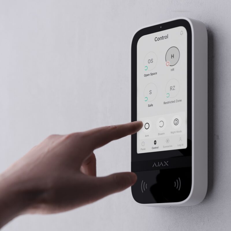 Ajax KeyPad Touchscreen | Wireless Security System | Amatron